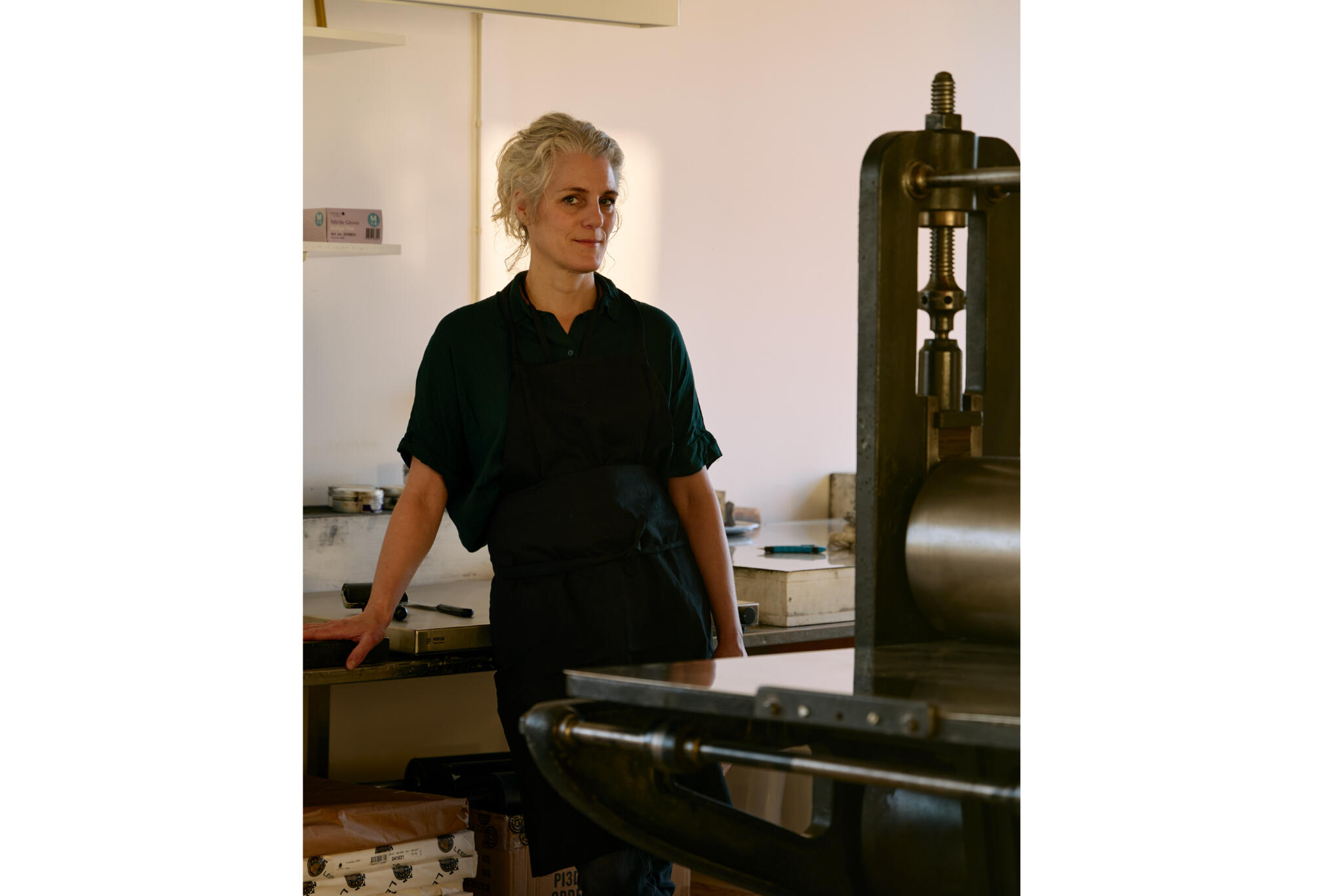 Jenny Olsson: "Printmaking gives me the opportunity to think in layers ...